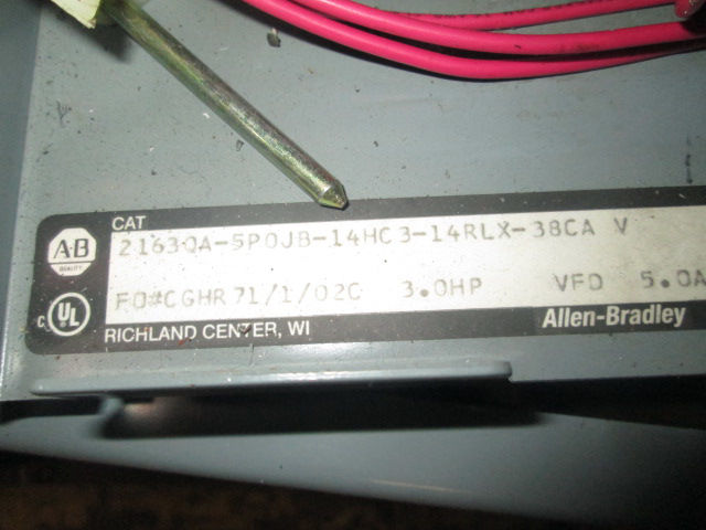 Allen Bradley VFD MCC Bucket - 3 HP 480 Volt R&G | Used & Refurbished ...