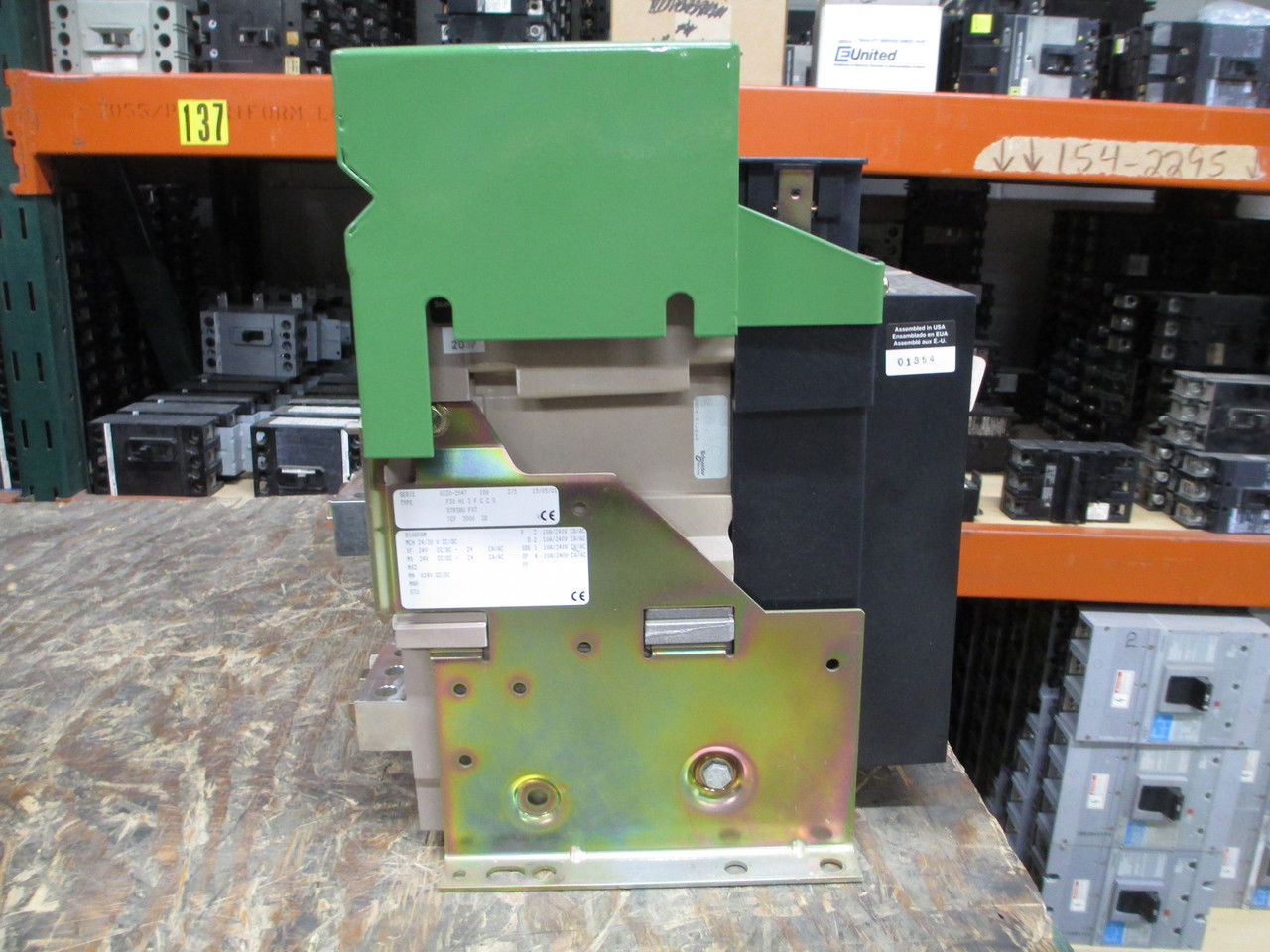 Square D Masterpact MP30H1 Circuit Breaker 3000 Amp 600 VAC F/M E/O ...