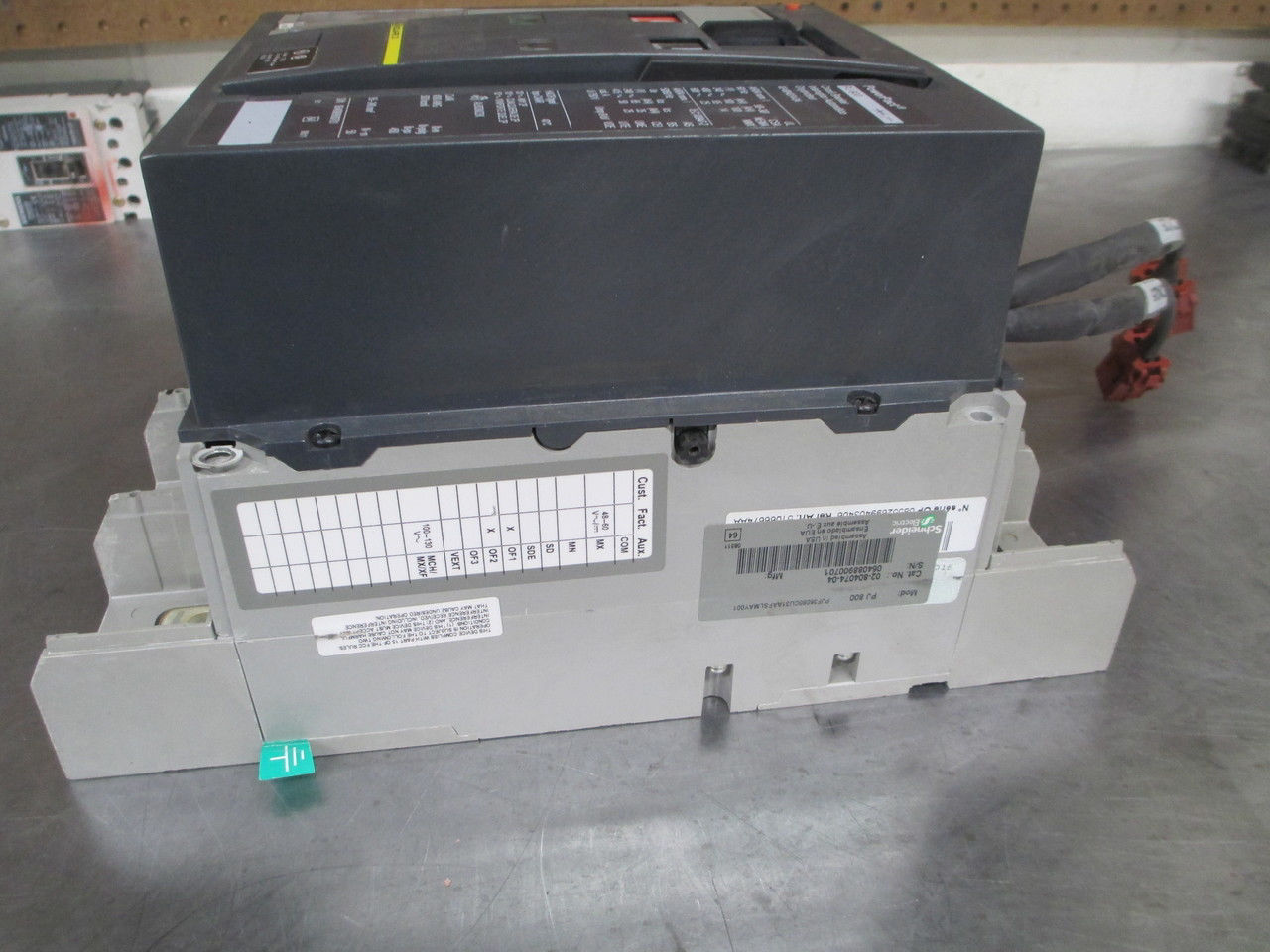 PJ800 Square D PowerPact Breaker 800 Amp 600 VAC M/O F/M | Used ...