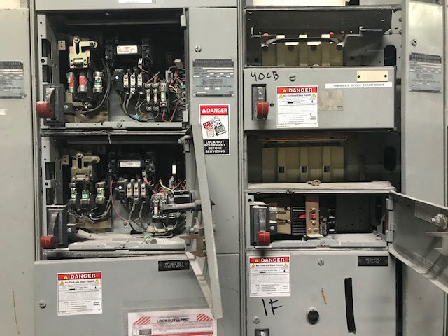 GE 8000 Series MCC 600 Amp Fused Main 480Y/277 Volt R&G | Used ...