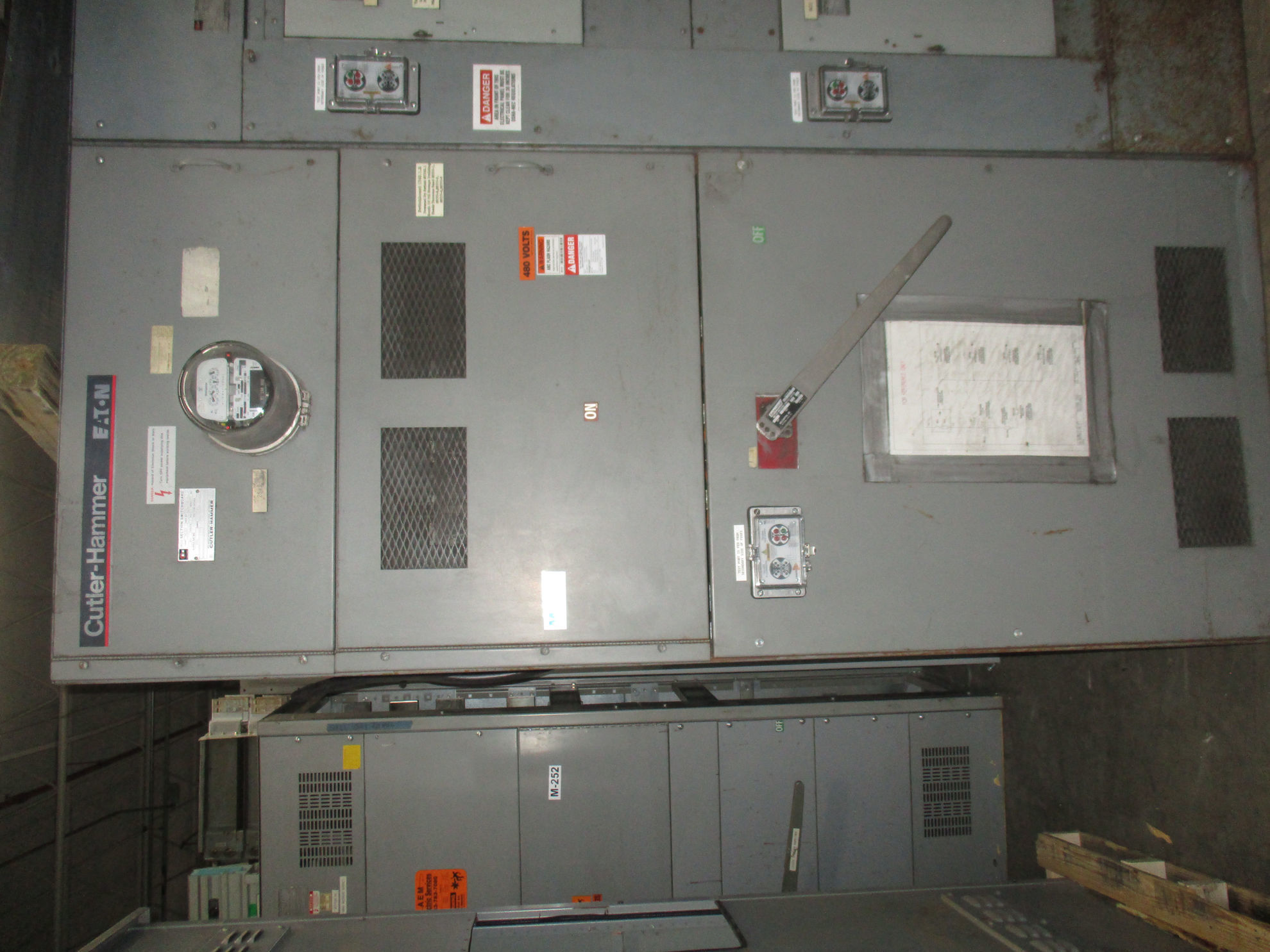 Cutler-Hammer FC325T Switchboard VL3611 | 2500 Amp Fusible Main | 480V ...