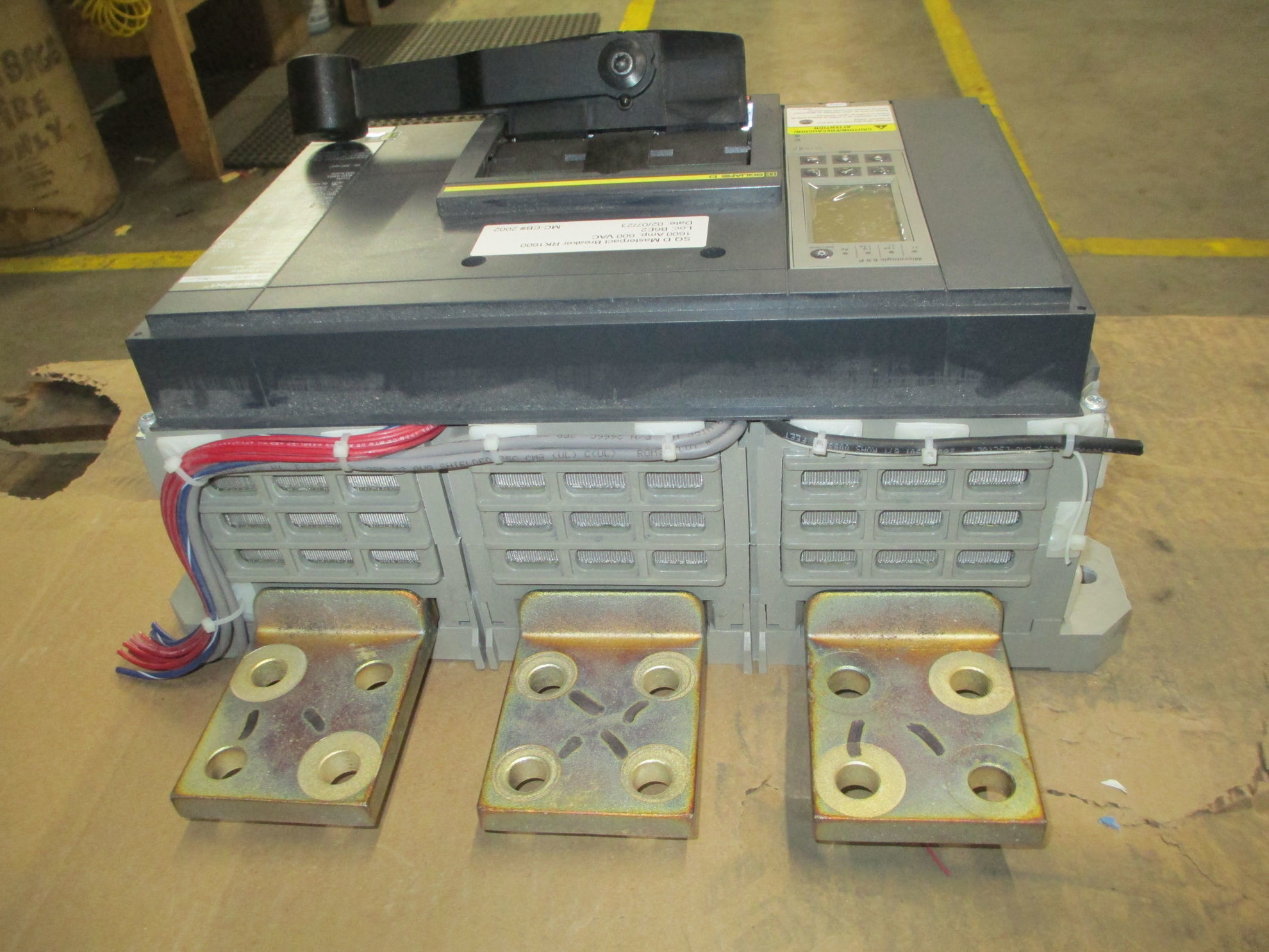 Square D RK1600 PowerPact Circuit Breaker RKF36160CU464AE1AABC 1600A ...