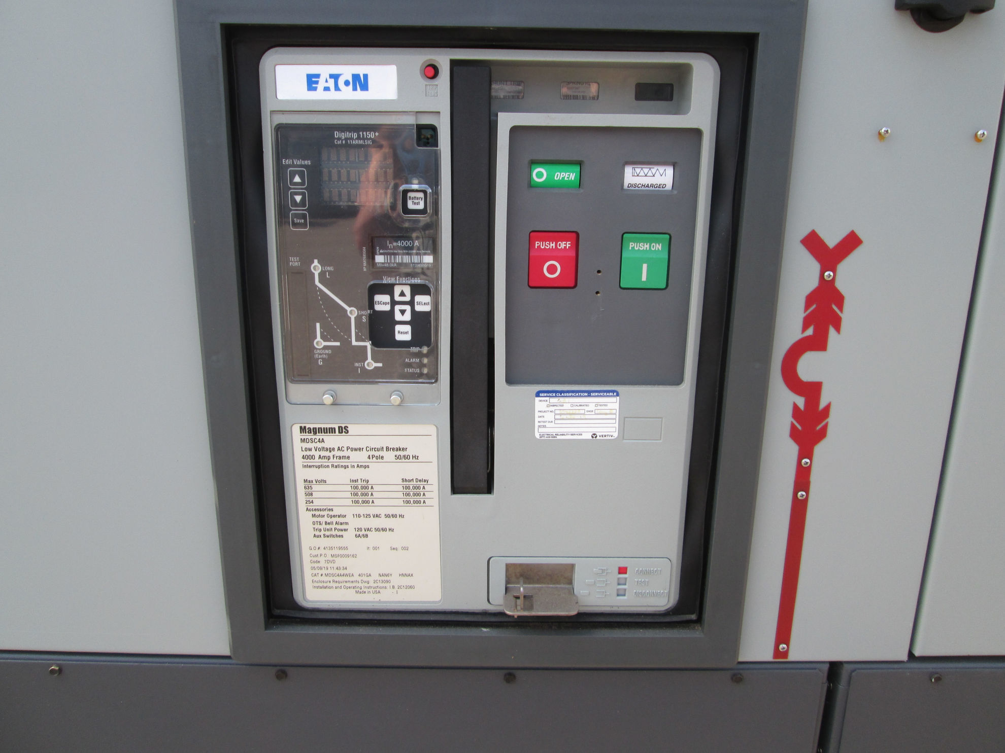 Eaton Magnum DS Metal-Enclosed LV Switchboard MDSC4A | 4000 Amp Main ...
