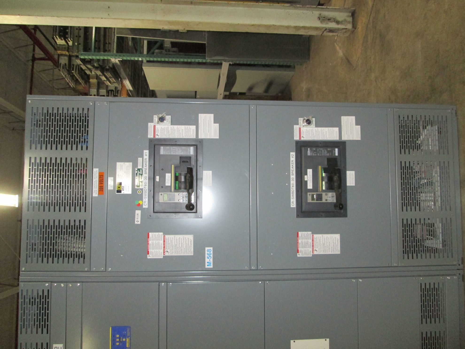 Square D Power Style Switchboard | 3000 Amp Main Lug Only | 208Y/120V 3 ...