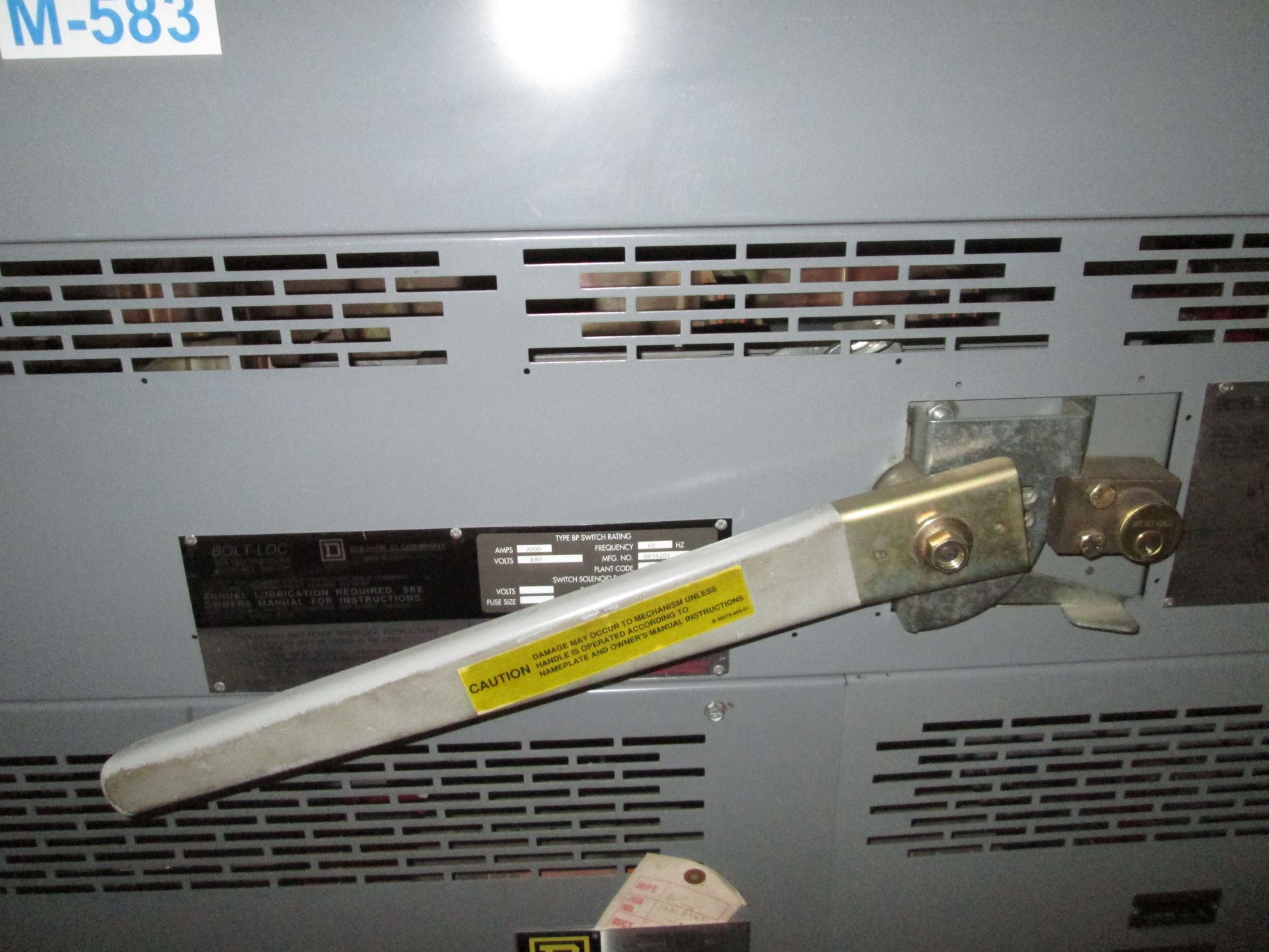 Square D QED Power Style Switchboard 2000 Amp 480Y/277 Volt 3 Ph 4W NEMA 1 R&G | Used ...