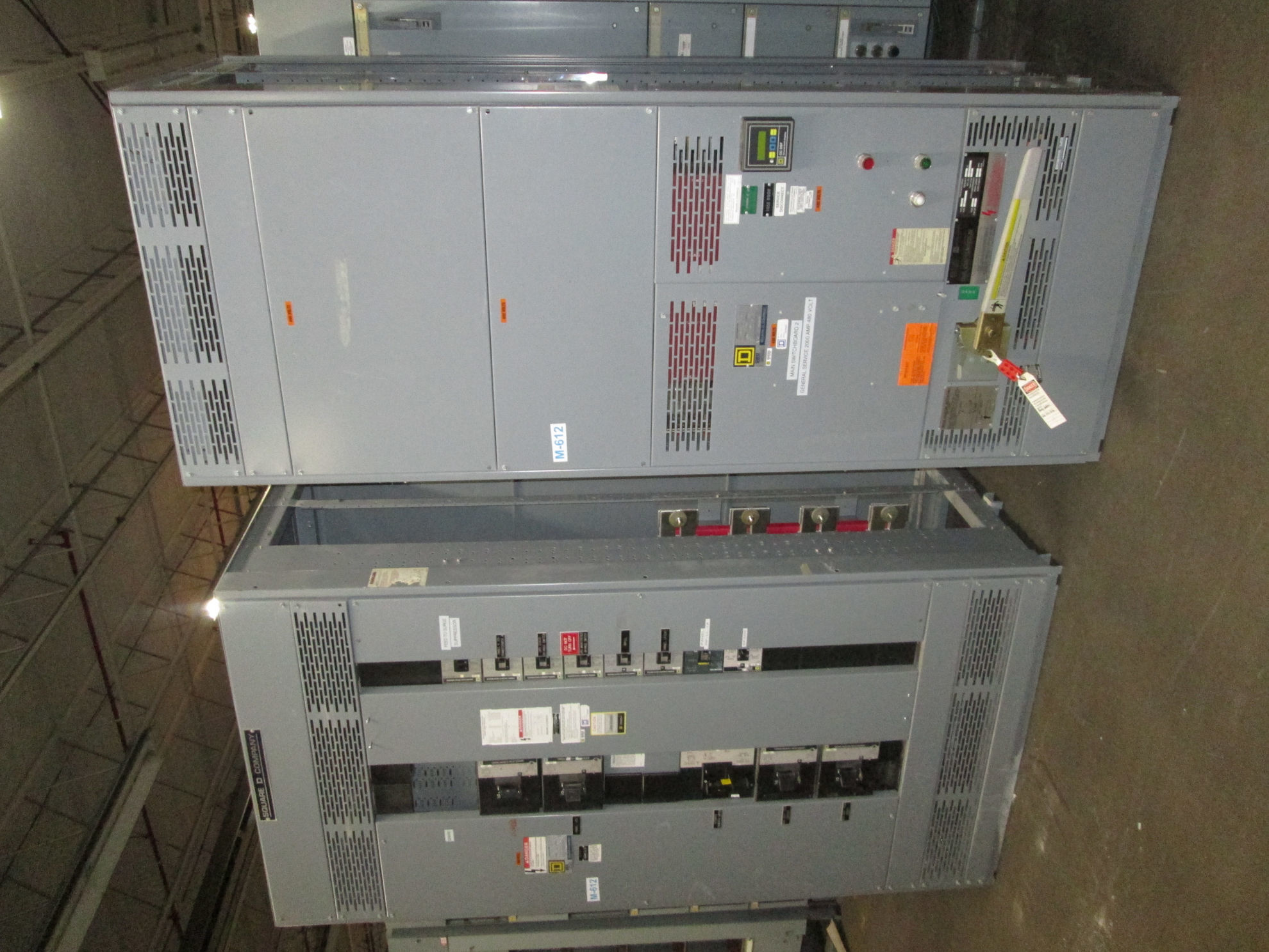 Square D QED Power Style Switchboard BPO3620E | 2000 Amp Fusible Main ...