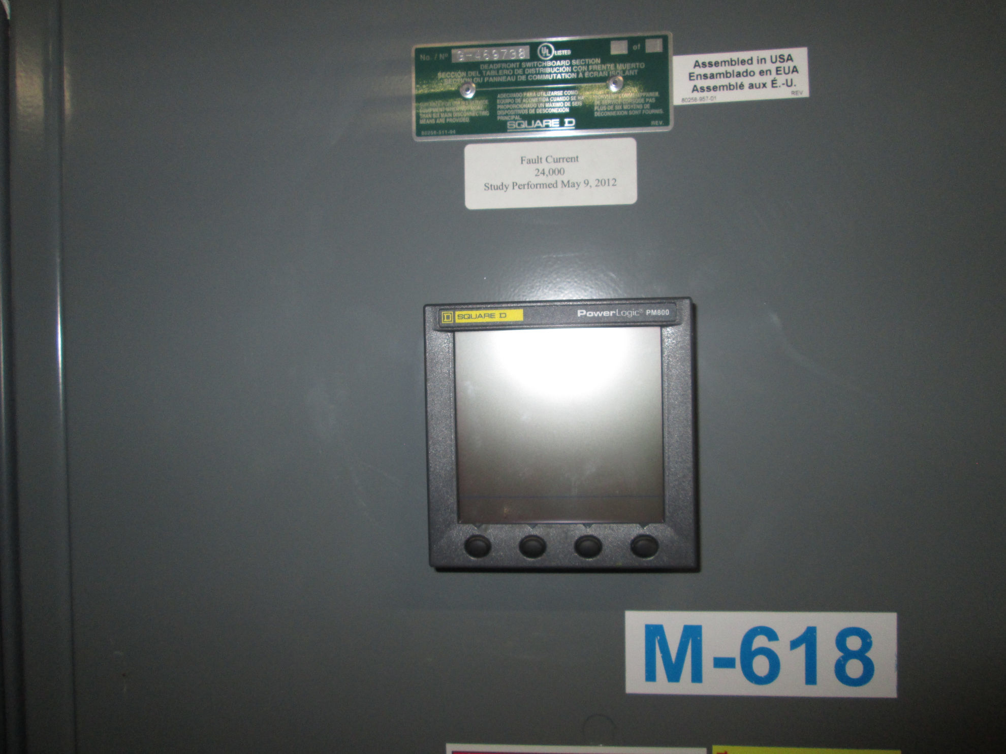 Square D QED Power Style Switchboard PJ800 | 800 Amp Main Breaker ...