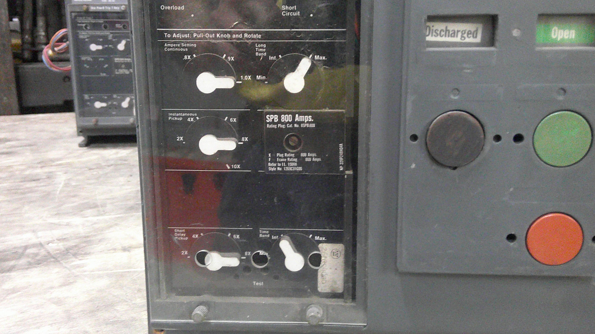 Westinghouse SPB50 Pow-R Circuit Breaker 800 Amp 600 Volt F/M | Used ...