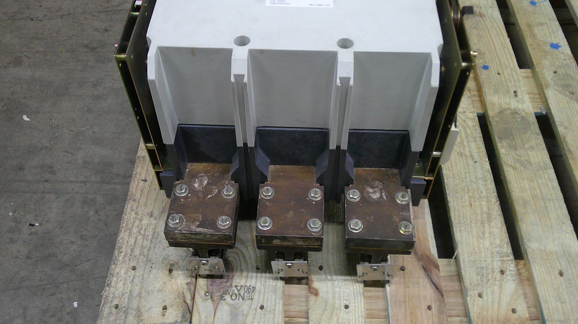 Siemens SBS3200 Circuit Breaker 3200 Amp 600 Volt AC E/O D/O | Used ...