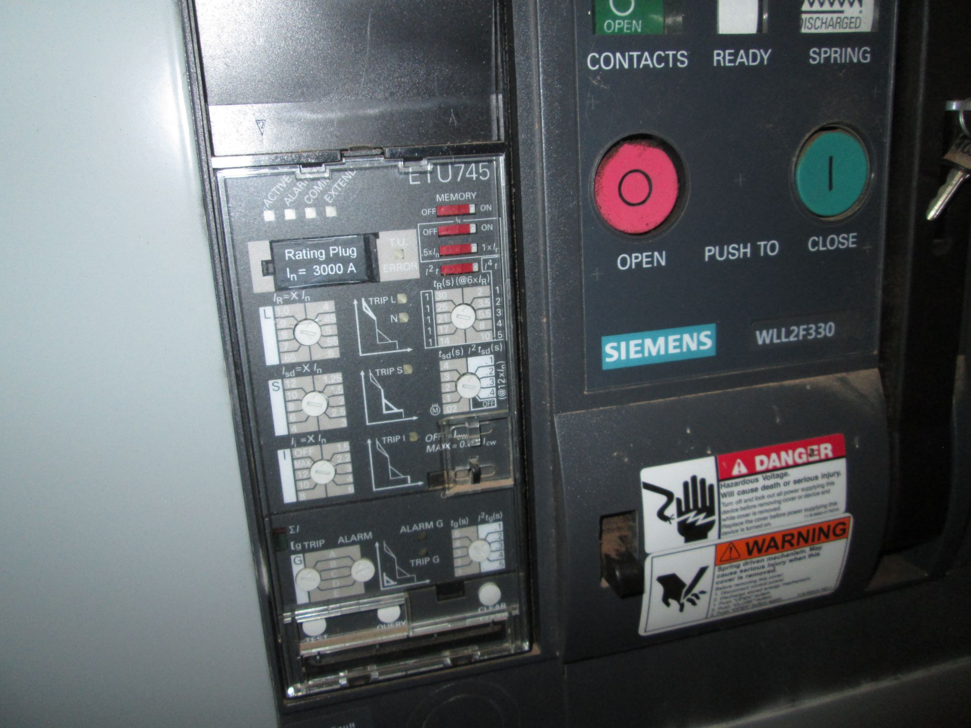Siemens SB3 Switchboard WLL2F330 | 3000 Amp Main Breaker | 480Y/277V 3 ...