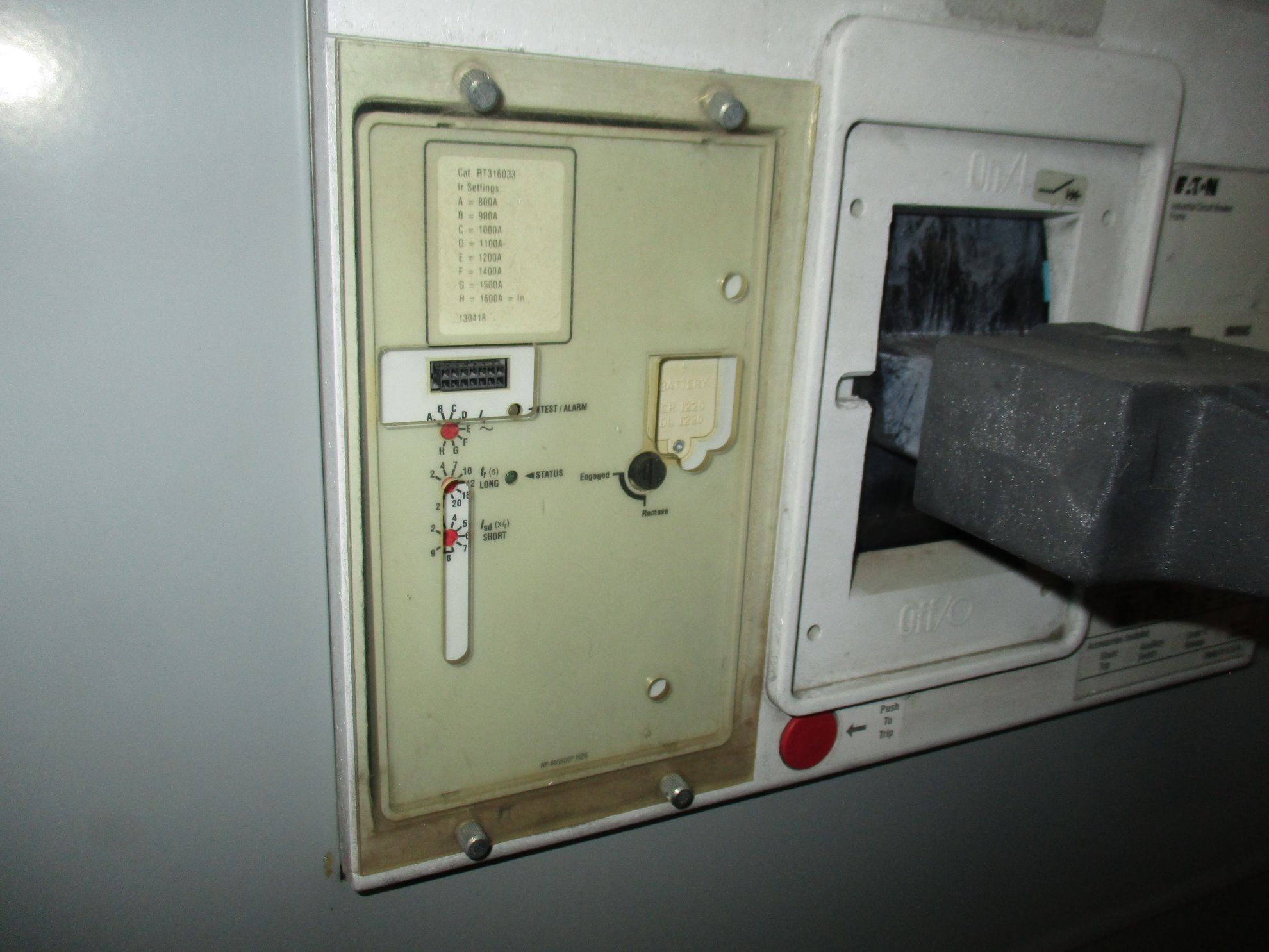 Eaton Pow-R-Line Switchboard RGH316033E | 1600 Amp Main Breaker | 480Y ...