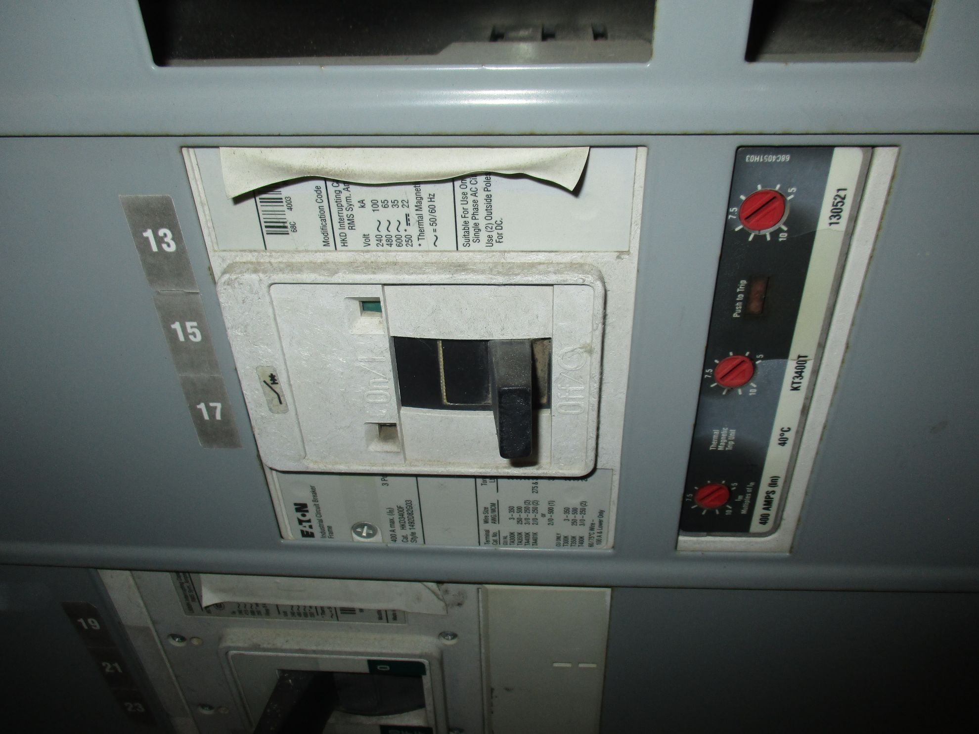 Eaton Pow-R-Line Switchboard RGH316033E | 1600 Amp Main Breaker | 480Y ...