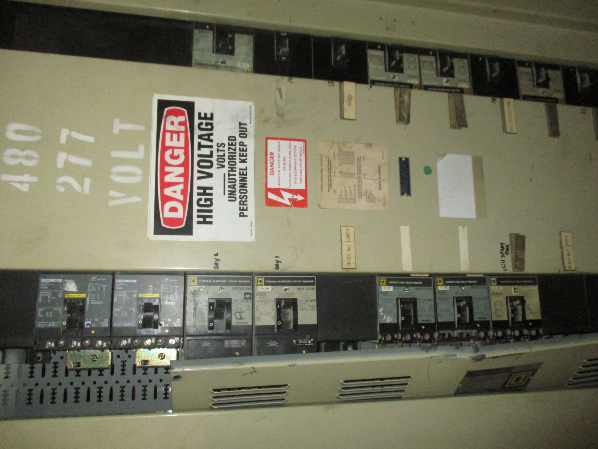 Square D Speed-D Switchboard PHF2036 | 1200 Amp Main Breaker | 480Y ...