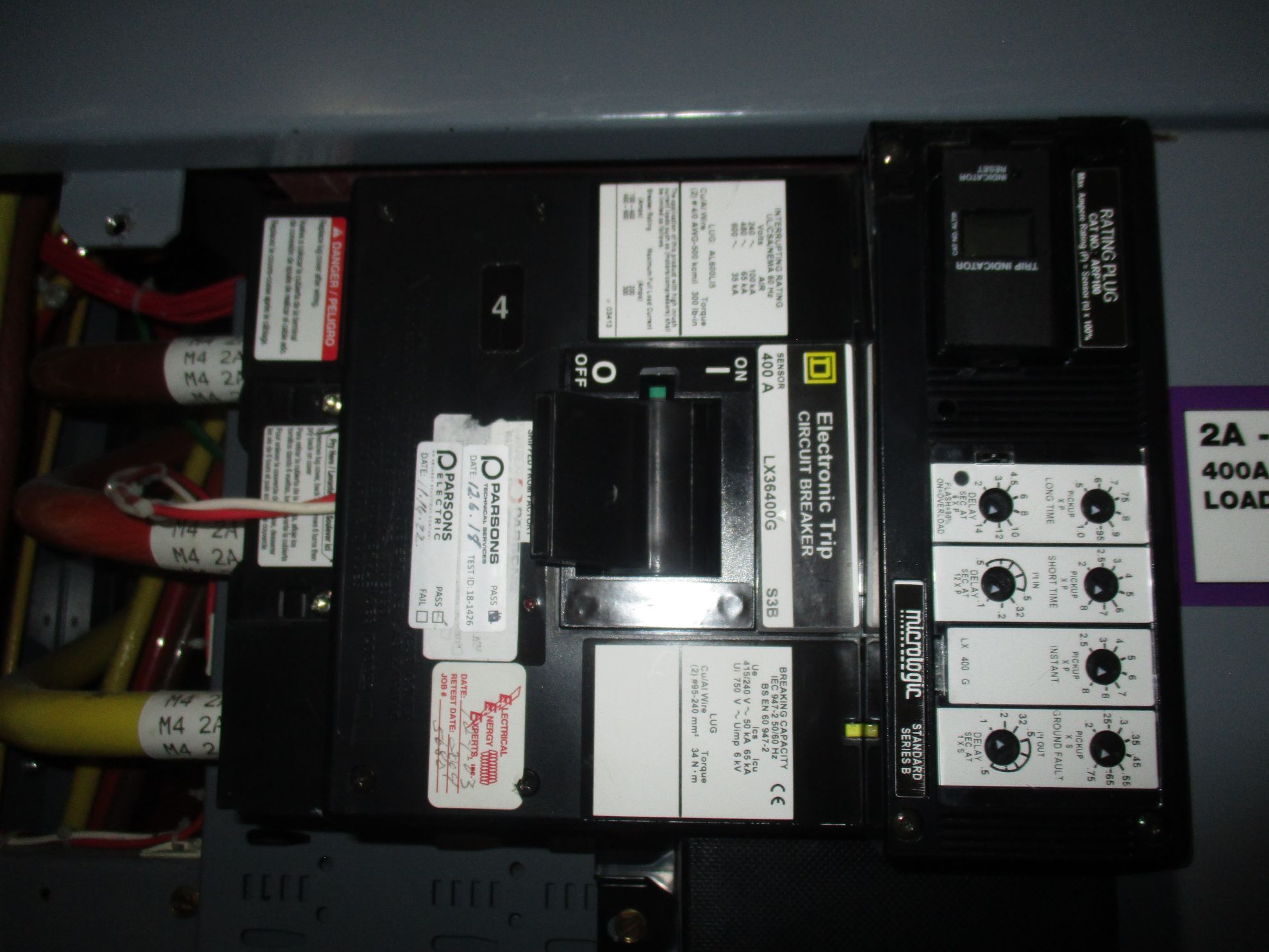 Square D QED Power Style Switchboard BP03612 | 1200 Amp Fusible Dual ...