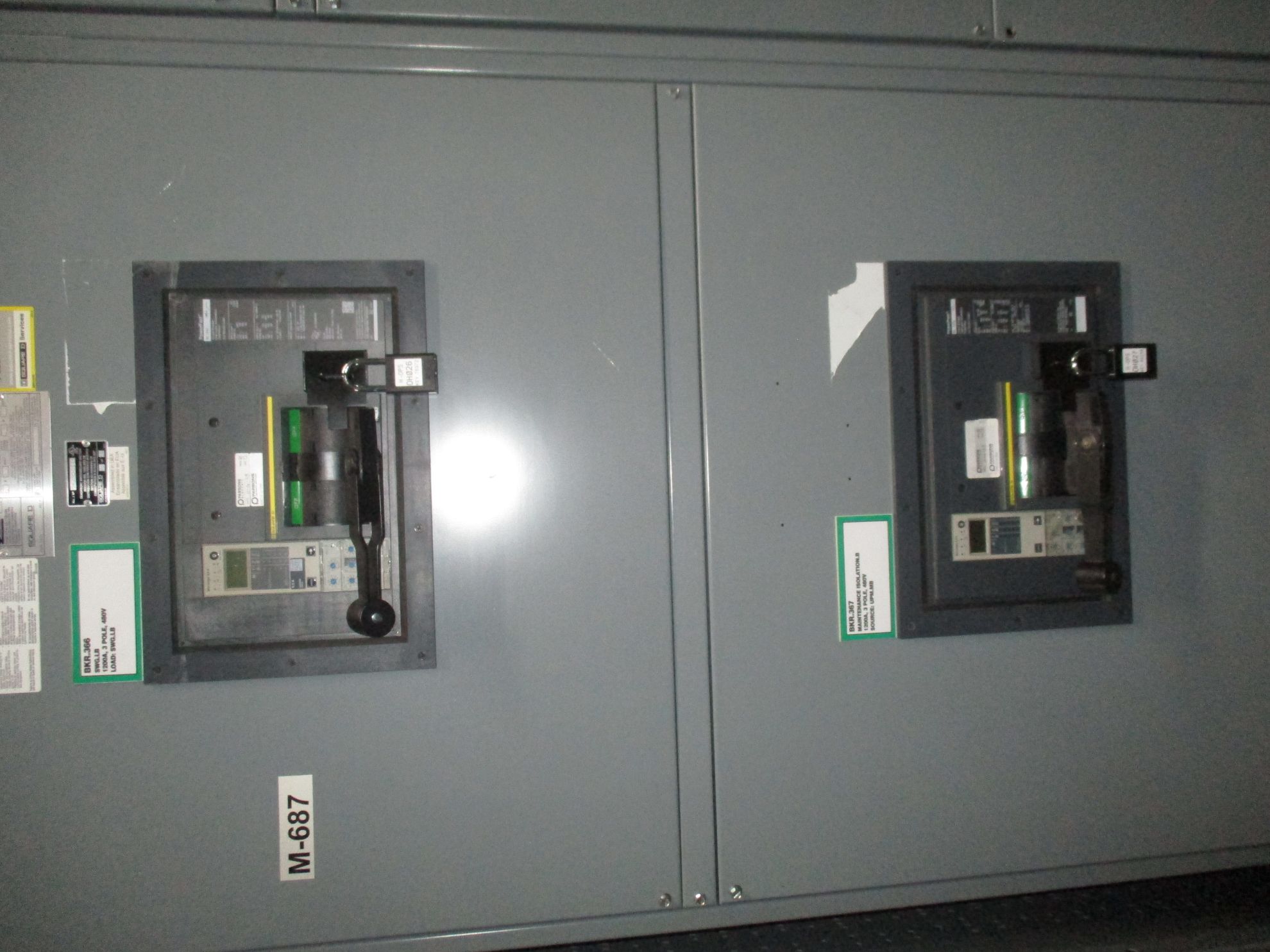 Square D QED Power Style Switchboard RL 1200 | 1200 Amp Main Breaker ...