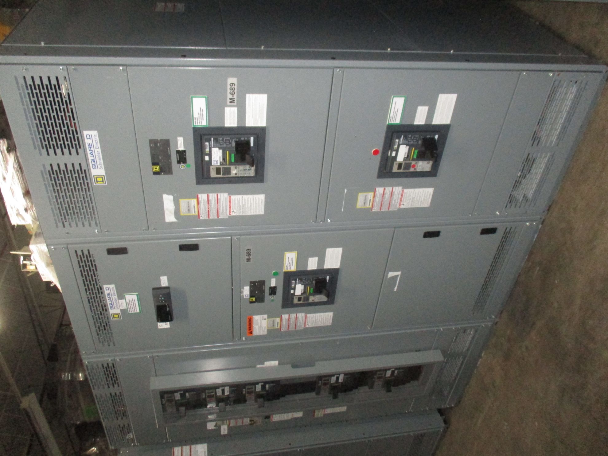 Square D QED Power Style Switchboard PJ 1200 | 1200 Amp Main Breaker ...