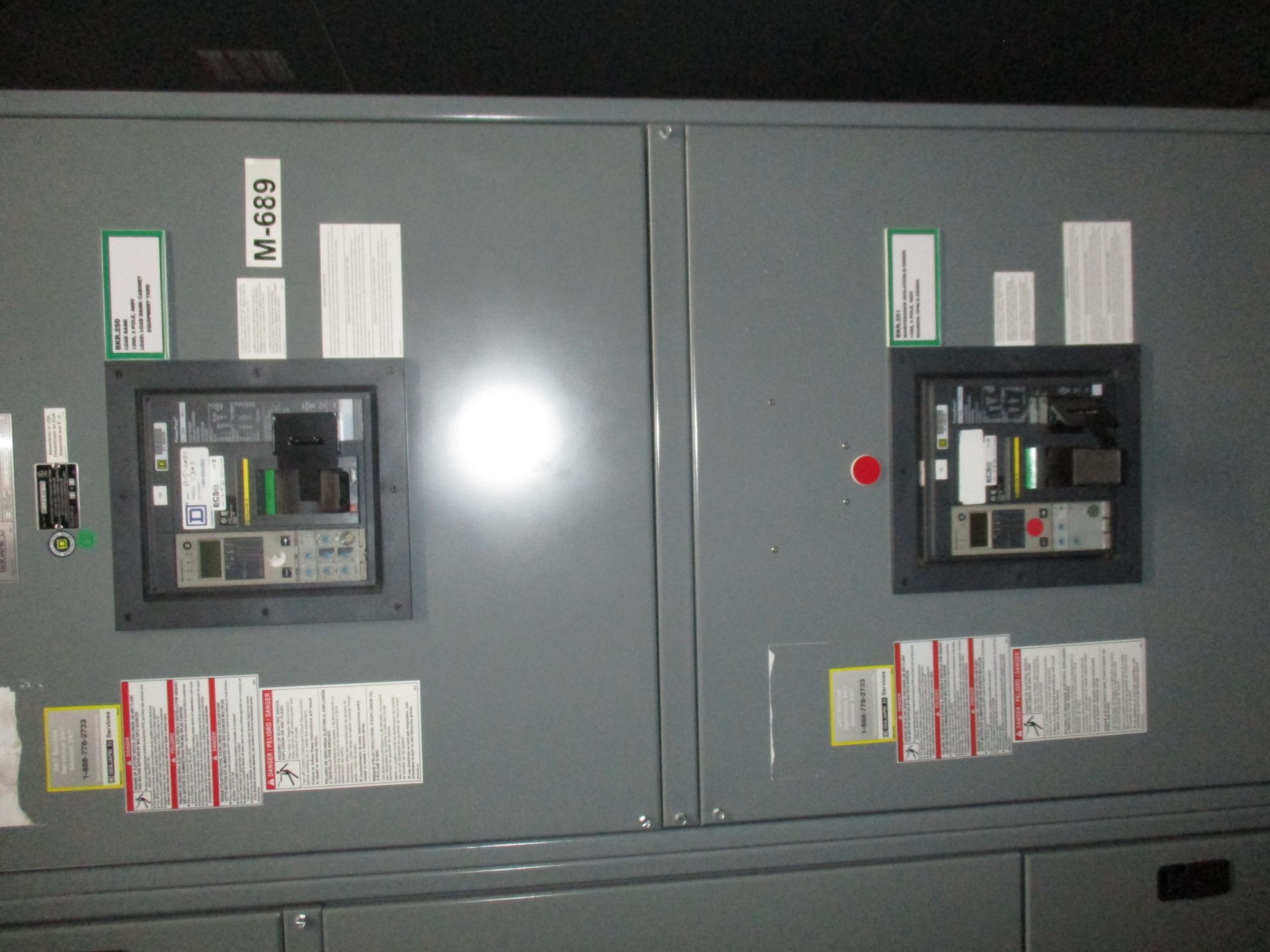 Square D QED Power Style Switchboard PJ 1200 | 1200 Amp Main Breaker ...