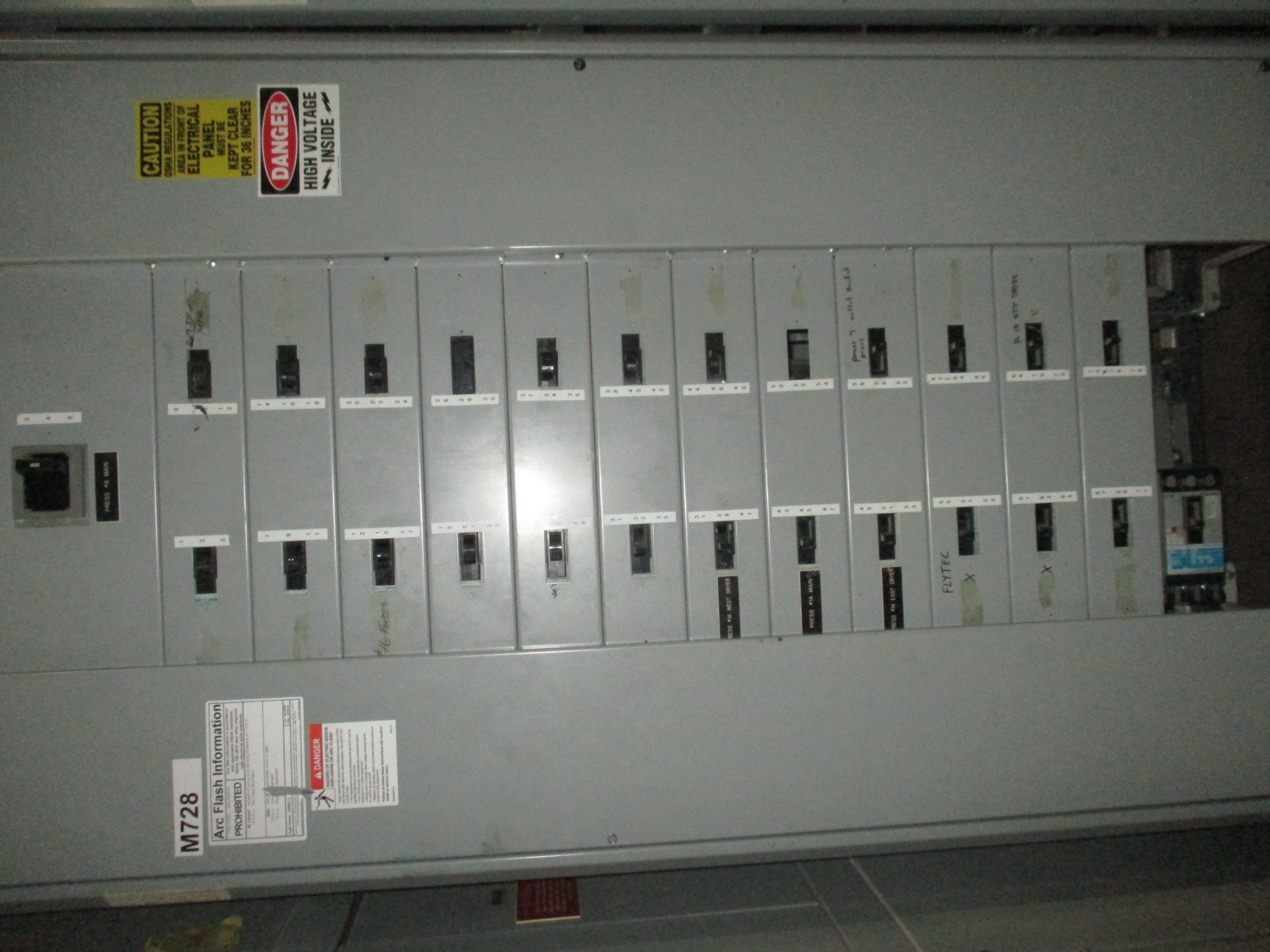 Siemens SB3 Switchboard | 1600 Amp Main Breaker | 240V 3-Phase 3-Wire ...
